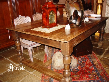 Antique castle table 18th century.